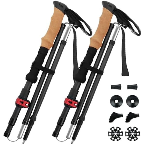 Click here for Xuwssf Carbon Fiber Trekking Poles - Lightweight C... prices