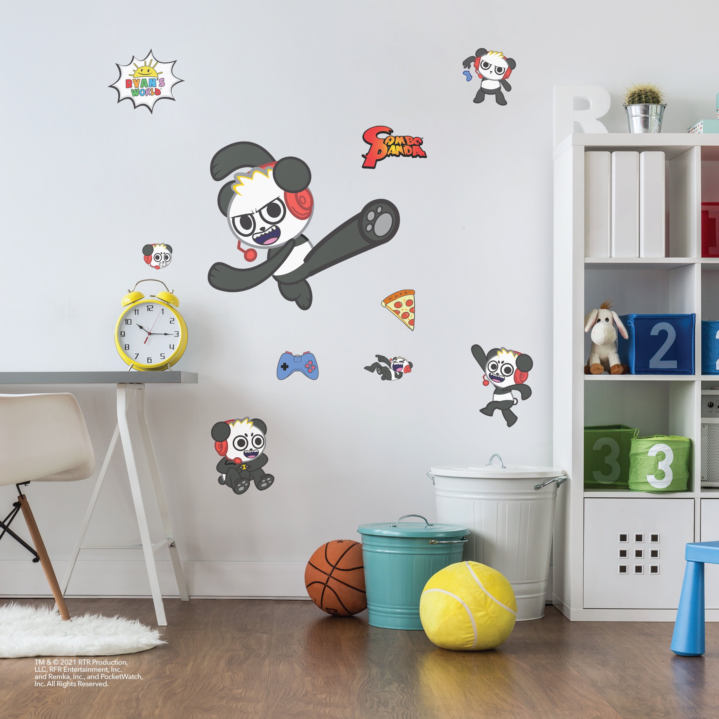 Combo Panda Vinyl Wall Decals with 3D AR Interaction Philippines | Ubuy