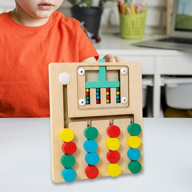 Rompecabezas deslizante para combinar colores, aprendizaje para niños ...