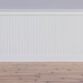 56" Height Deluxe Beadboard 8' Length PVC Wainscoting Kit, (for heights ...
