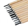 Wood Carving Chisel Set | 12 Piece Hand Woodworking Tools | Iron Blades ...