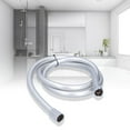 Silver PVC Shower Hose, Smooth, Anti,Explosion, 1.5m, Easy Clean Long ...