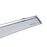 Wellvisors Side Window Visors Wind Deflectors Rain Guard With Chrome ...