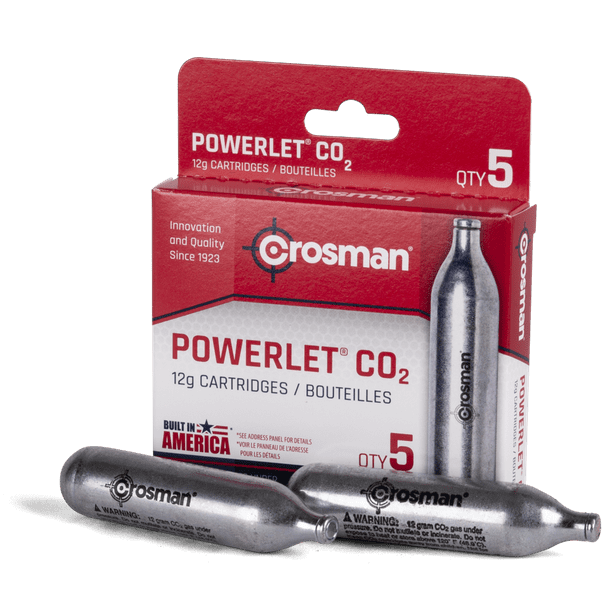 Crosman 12-Gram Powerlet CO2 Cartridges, 5ct, 231B - Walmart.com - Walmart.com