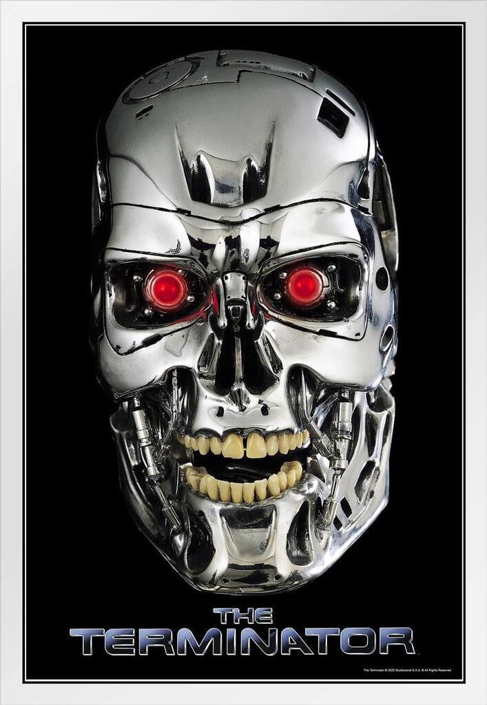 The Terminator Official Cyborg Skull Action Movie Arnold Schwarzenegger ...
