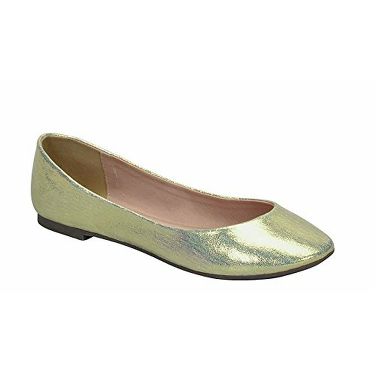 Champagne Colored Ballet Flats