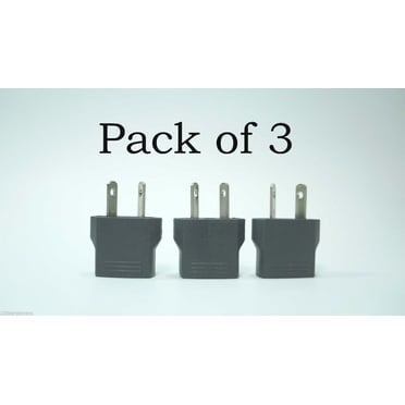 12 Pack of Europe / Asia 4mm Plug Adapters - Change US Plug Style to ...