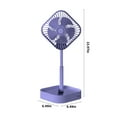 Christmas Clearance Portable Pedestal Fan - Foldaway Standing Fan ...