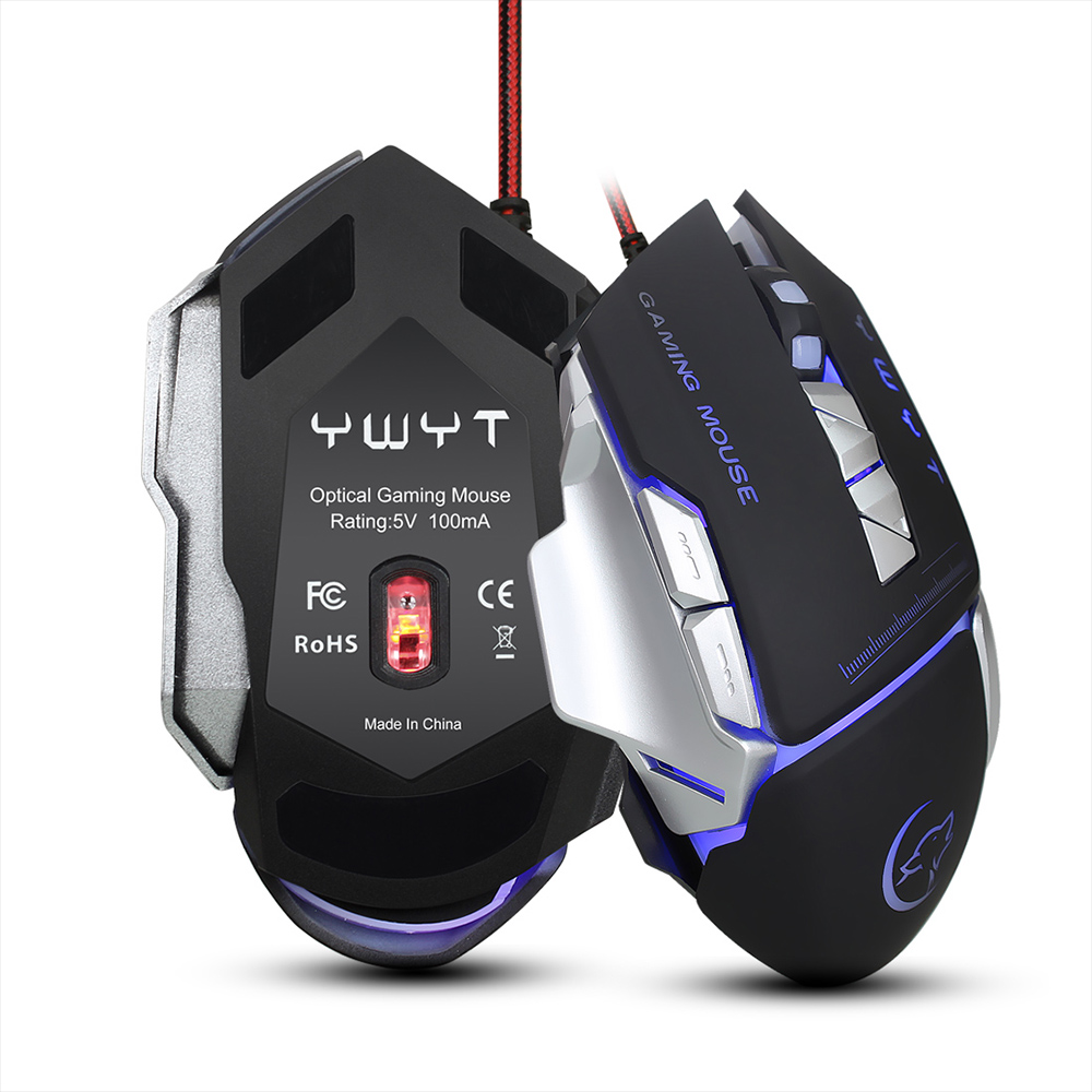 YWYT Wired Gaming Mouse Professional Macro Definition Mouse With YWYT Wired Gaming Mouse Professional Macro Definition Mouse With