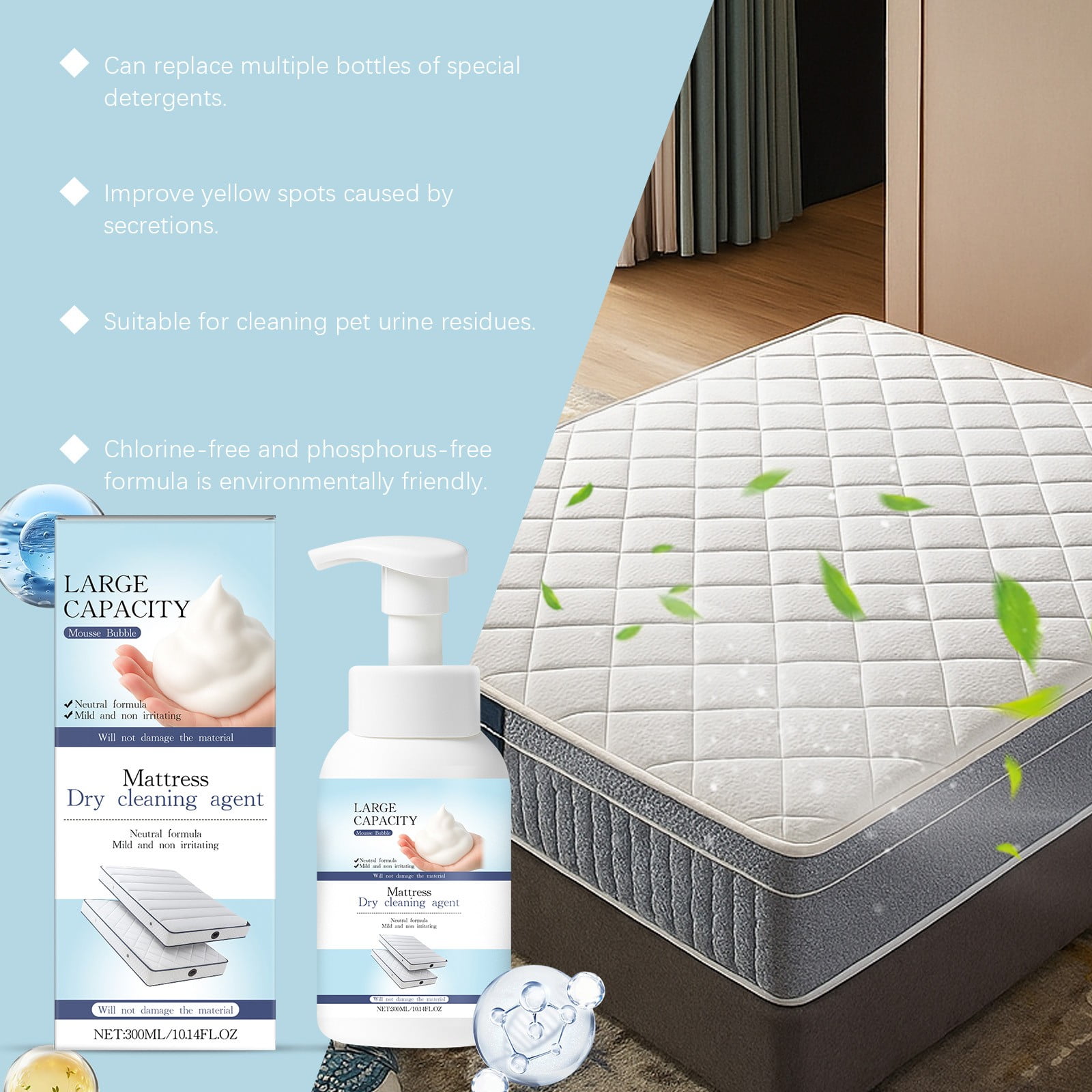 Click here for Qocolhg Koyptl Mattress Cleaner And Stain Remover... prices