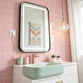 LED Bathroom Mirror Medicine Cabinet with 3-Color Dimmable Lights, 2 ...