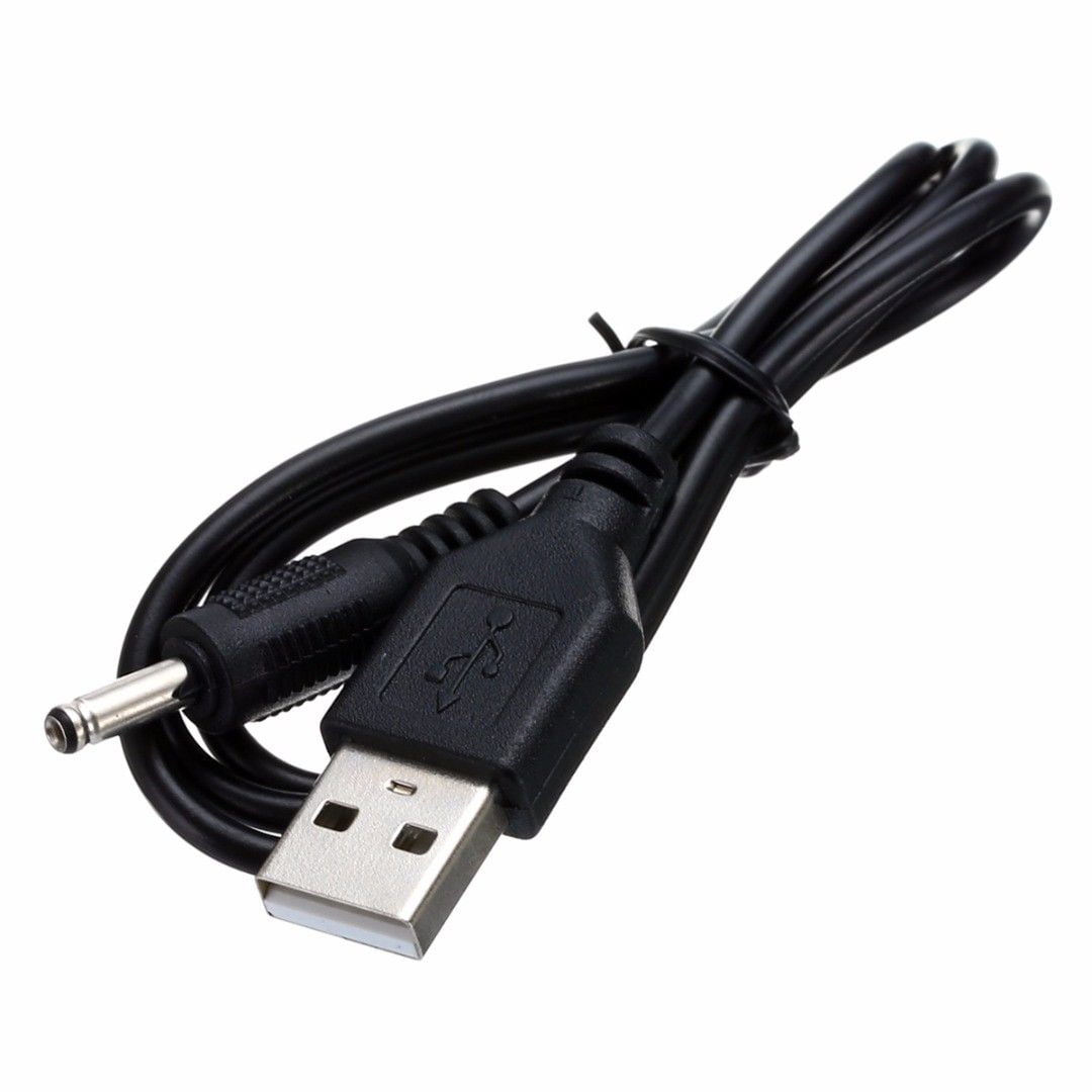Simyoung USB A to DC 3.5 mm - 1.35 mm 5 Volt DC Barrel Jack Power Cable ...
