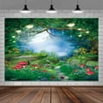 Fairy Tale Backdrop Wonderland Jungle Enchanted Forest Mushroom Fantasy ...