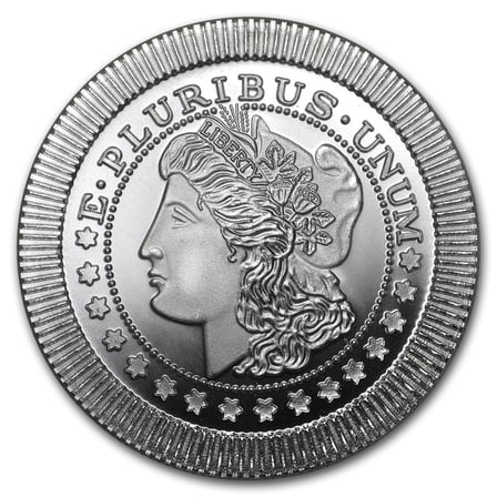 1 oz Silver Round - Morgan Dollar (APM Trade Unit) - Walmart.com