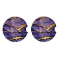 2pcs Ceramic Car Coasters Standard Size With Cork Base And Removal ...