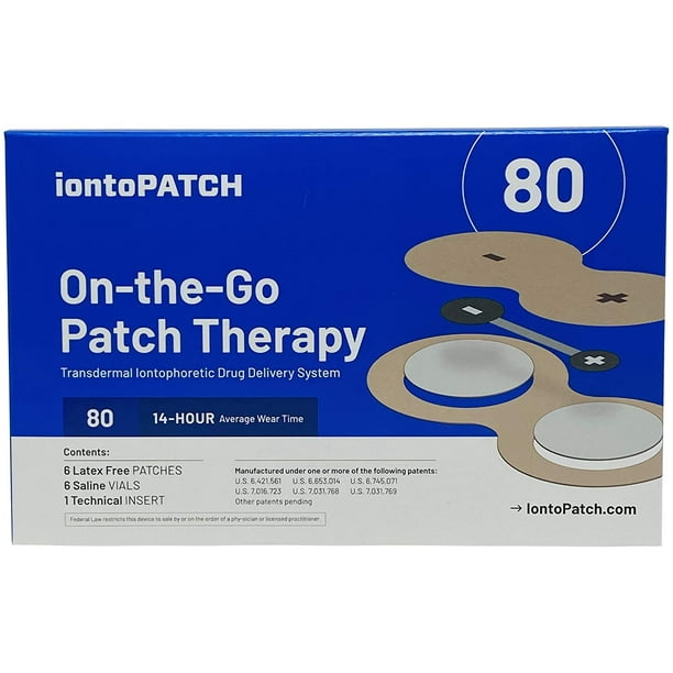 Travanti Medical Travanti Iontopatch 80 | 6 Ct 1 Box Electronic ...