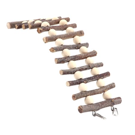 Parrots Ladder, Bendable Fun Flexible Hamster Wooden Ladder Attractive ...