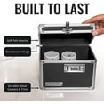 Vaultz Medicine Lock Box w/ Combination Lock - 5 x 7 x 5" Cabinet Safe ...