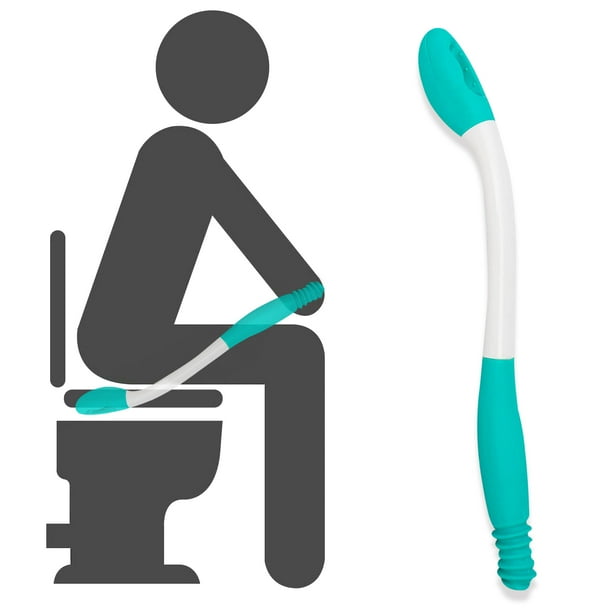 15.7 inch Toilet Assist Tool, Bathroom Bottom Buddy Comfort Wiper for ...