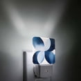 Blue White Plug-in LED Night Lights Gradient Art Auto Dusk-to-Dawn ...