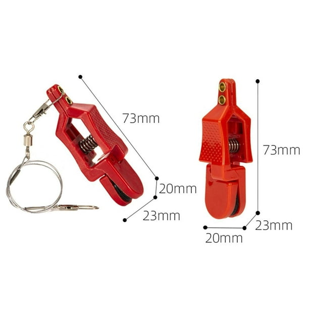 pitrice Heavy Tension Pro Snap Weight Release Clip with Pin in Pad With ...