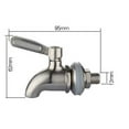 Iuhan Stainless Steel Spigot Faucet, 304 Stainless Steel Beverage Water ...