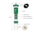5 in 1 Digital PH Meter TDS/EC/ORP/Temperature Portable Water Quality ...