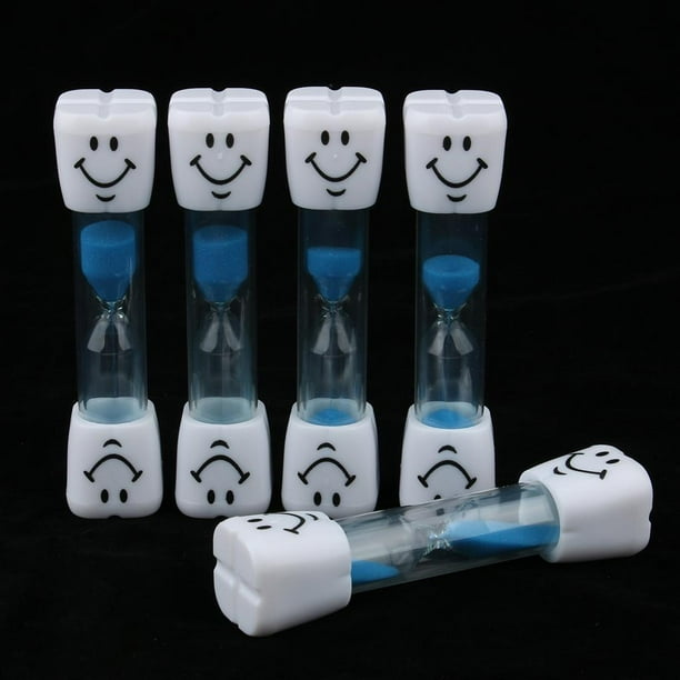 5Pieces Sand Timer Hourglass for Kid Reading Game Playing Blue - Walmart.ca