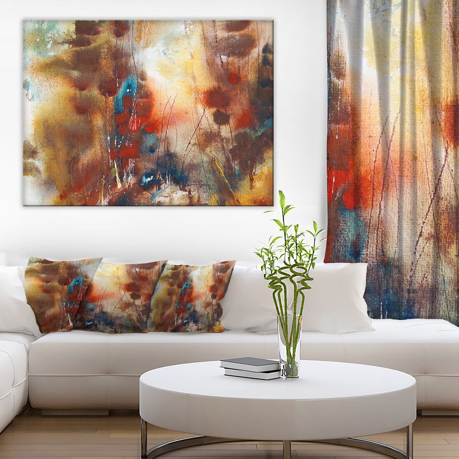 Click here for Designart Design Art Artistic Brown Canvas Print 3... prices