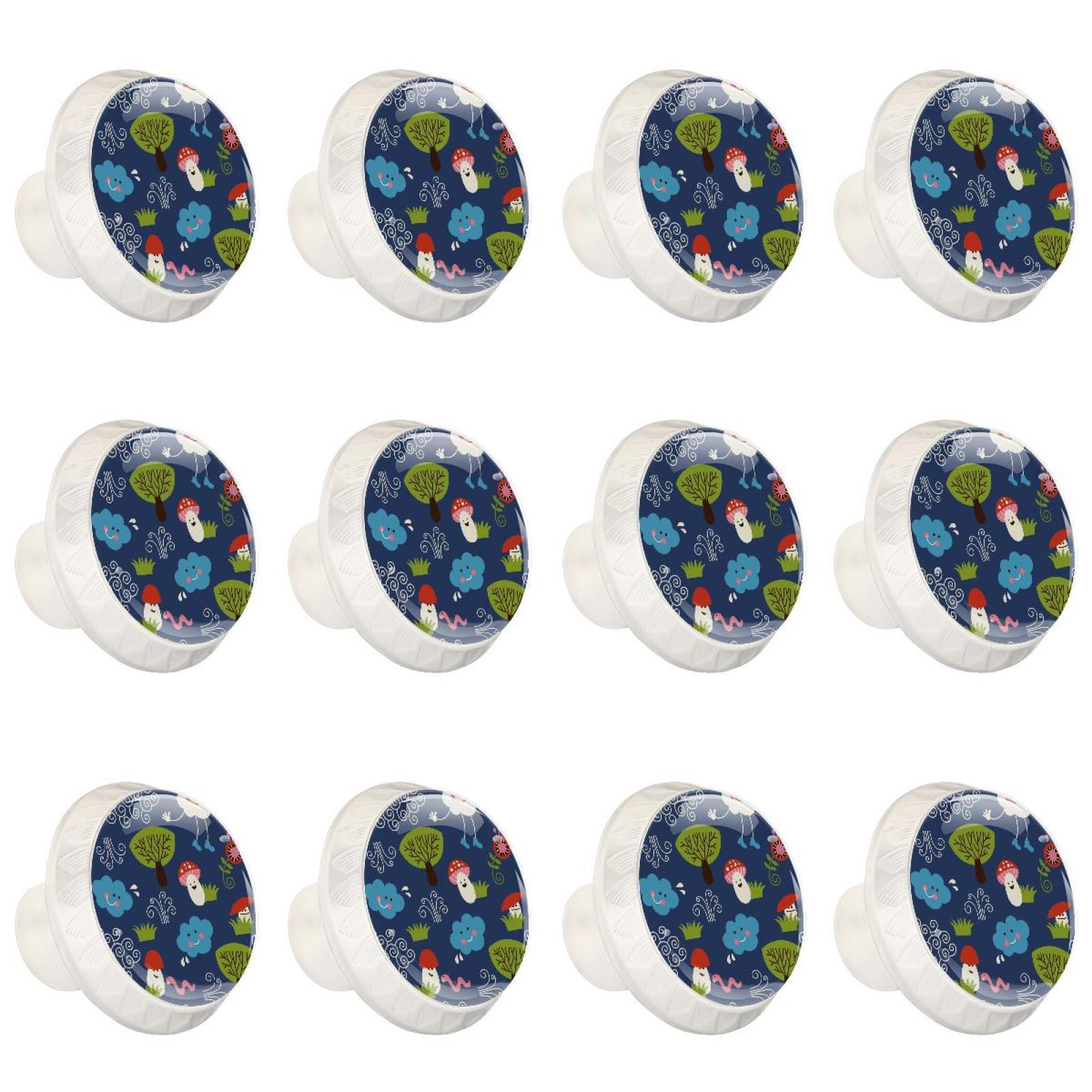 12 Pcs Cartoon Pictures Knobs for Kitchen Cabinet Cupboard Dresser ...