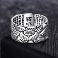 Buddhist Heart Sutra Sanskrit Open Women Men Gift Vintage Flower Finger ...