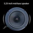 5.25Inch HIFI Subwoofer Loudspeaker Engineered Metal Rubber Structure ...