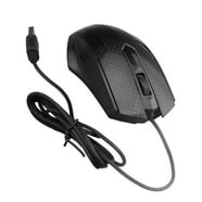 Microban Five-Button Optical Mouse USB 2.0, Left/Right Hand Use, Black ...