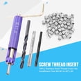 50Pcs 1/4-20UNC Stainless Steel Thread Repair Insert Kit, Helical Screw ...