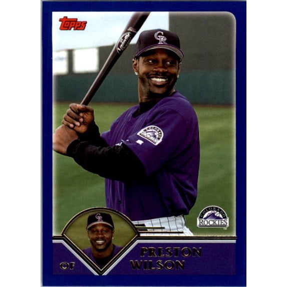 2003 Topps #528 Preston Wilson MLB Baseball Trading Card - Walmart.com