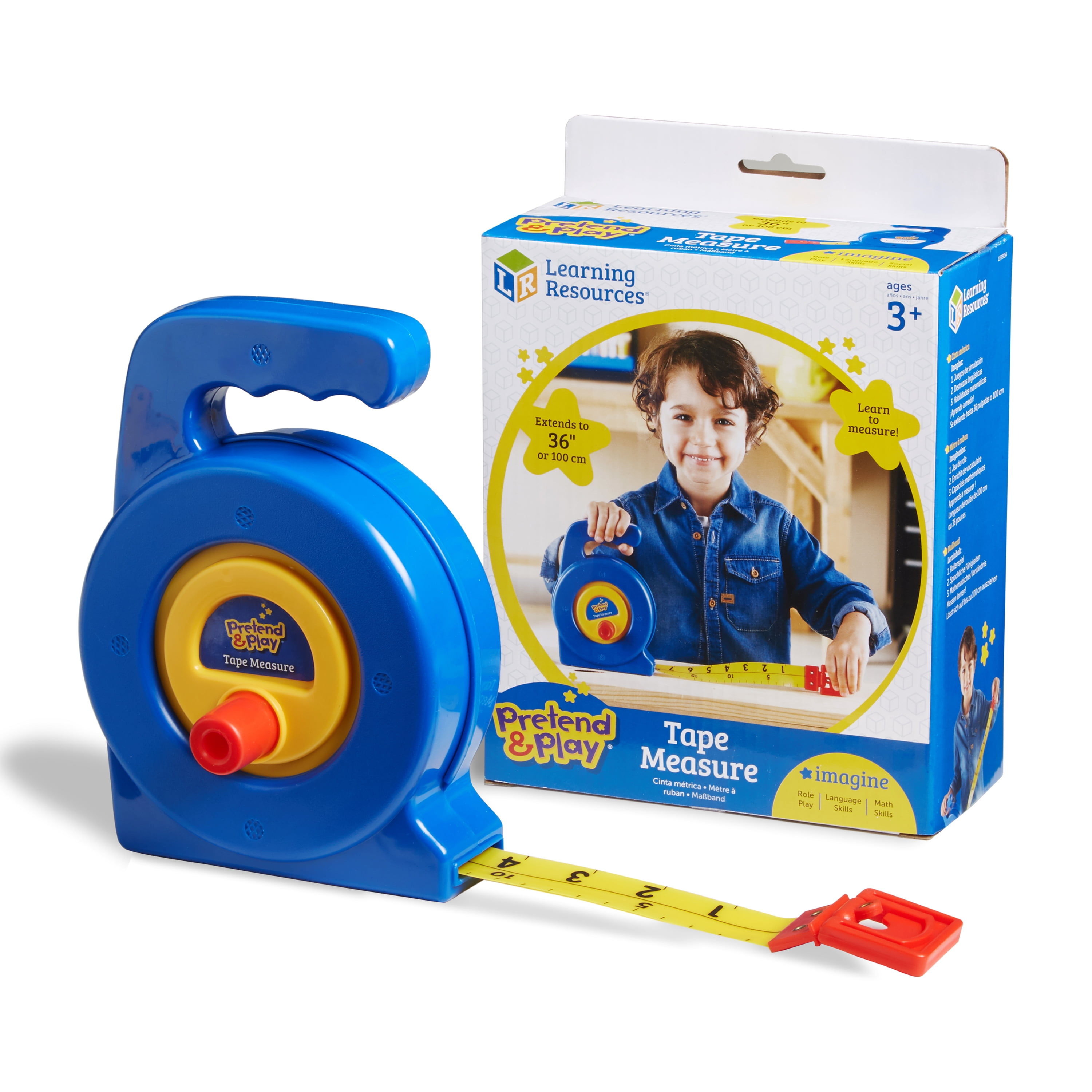 Learning Resources Measure Tape Math Toy- 1 Piece, Boys and Girls Ages ...