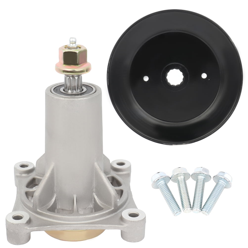Pack of 3 ECCPP Spindle Assembly w/PULLEY Lawn Mower Spindles Replaces ...