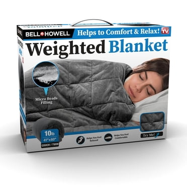 Tranquility Temperature Balancing Weighted Blanket with Washable Cover ...
