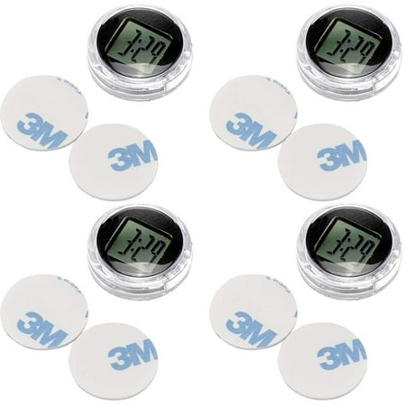 Mini Waterproof Motorcycle Clock Stick On Motorbike Car Digital Clock ...
