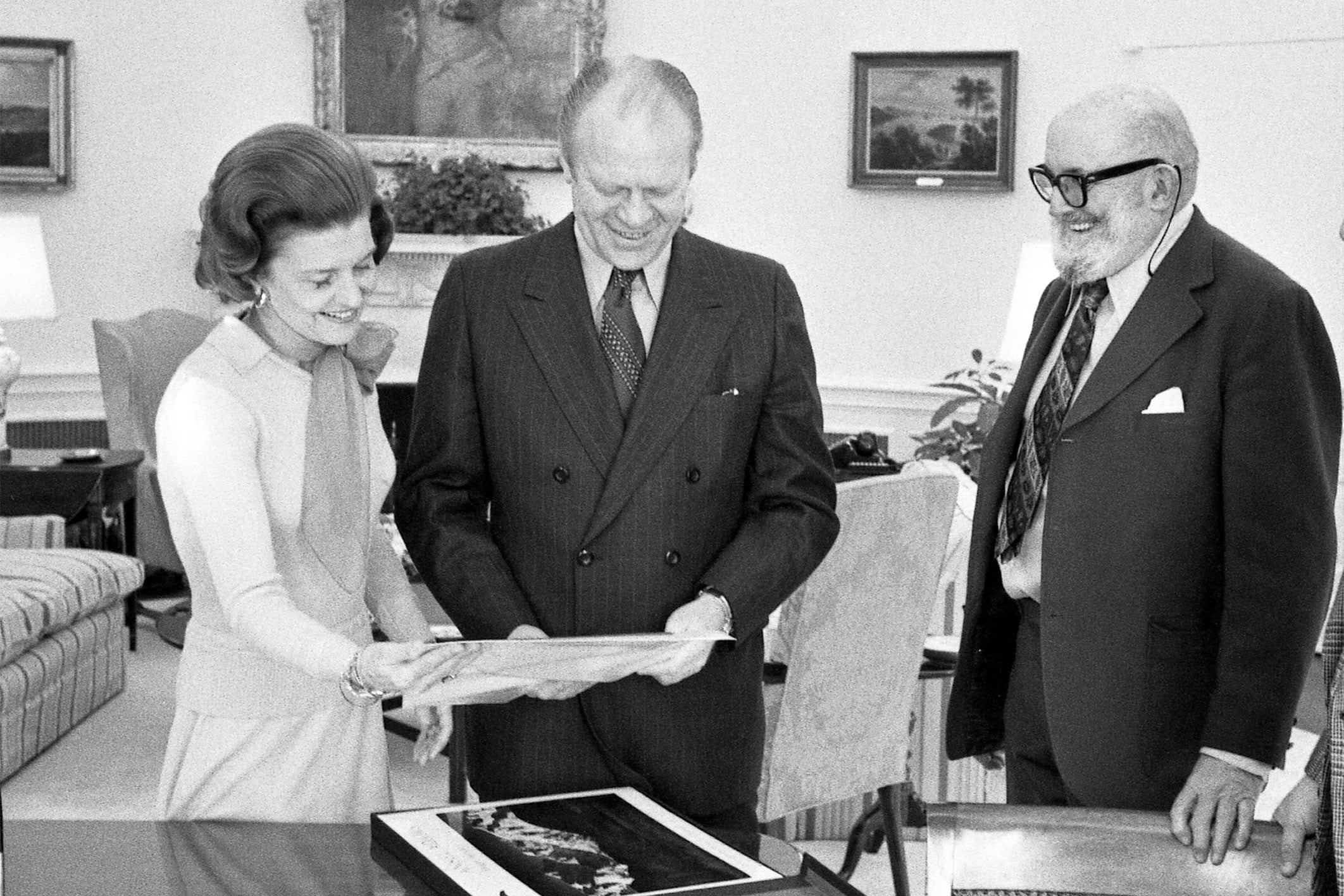24x36 gallery poster, President Gerald Ford and First Lady Betty Ford ...