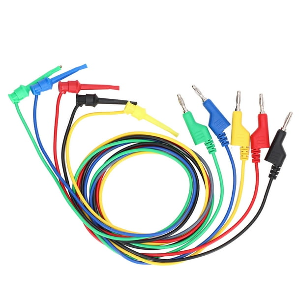 Banana Test , 15A Maximum Current Bananas Plug Testing Cable 5pcs For ...