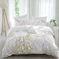 4 Piece Duvet Cover Set Queen, Ocean Coral Seahorse Shell Soft ...
