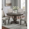 54" DIA Round Dining Table | Ideal for Dining Room Use | Rubberwood and ...