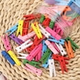 120Pcs Push Pin with Wooden Clips, Decorative Pushpins Tacks ...