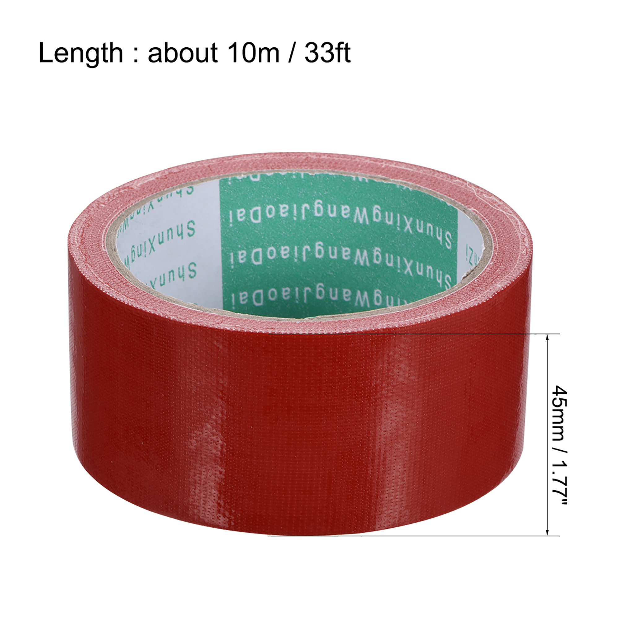 Single Side Dust Tape Red 45mm x 10m(33ft) Ideal for Crafts, Home ...