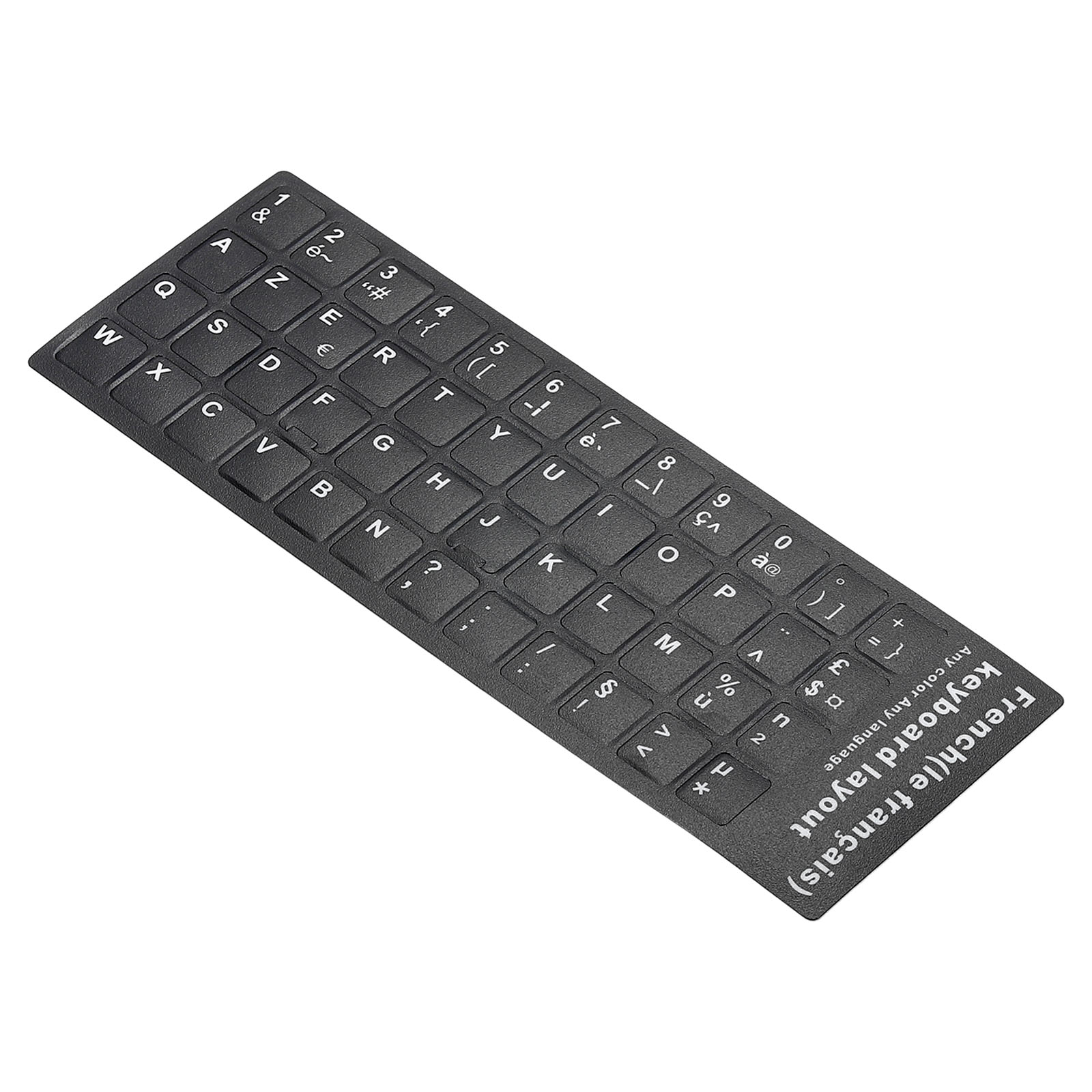 Uxcell French Keyboard Stickers Universal Keyboard Cover Frosted, Black ...