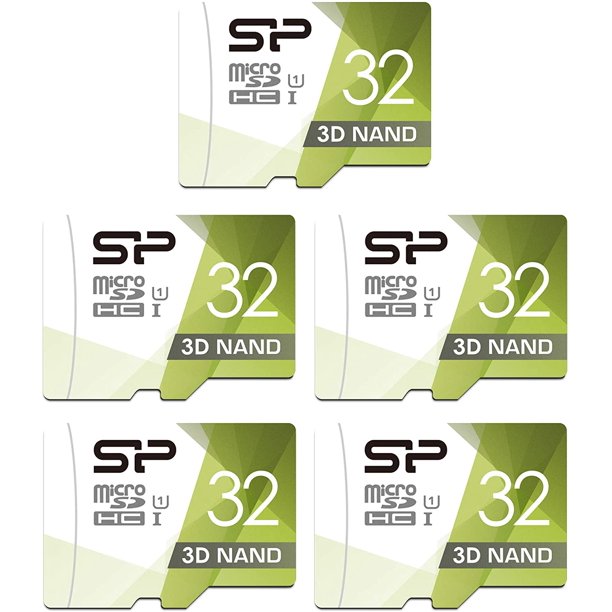 Silicon Power 32GB 5-Pack High Speed MicroSD Card with Adapter - Walmart.ca