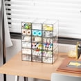 9 Pack Small Acrylic Drawers With 18 Drawers,Clear Drawer Organizers ...