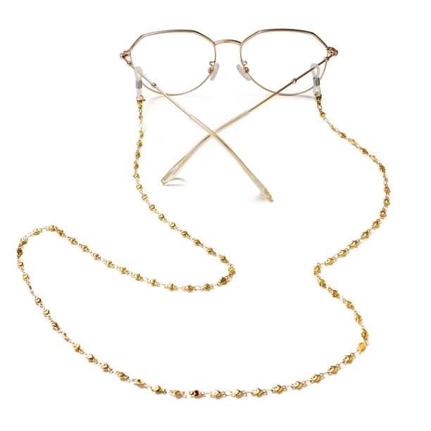 Mask Chain Rose Flower Pearl Love Hanging Neck Glasses Chain Mask Anti ...