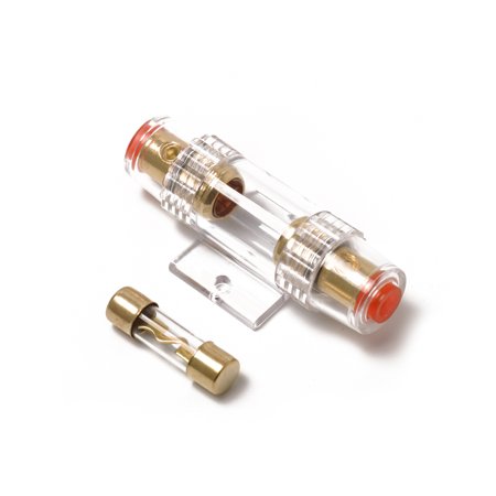 4/8 Gauge AWG In-Line AGU Fuse Holder Fuse Block Fuse Box with 100 Amp ...